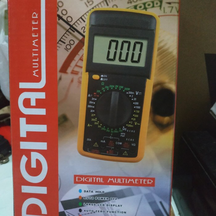 Jual [Best] Multimeter / Multitester /Avometer Digital Dt9205A ...