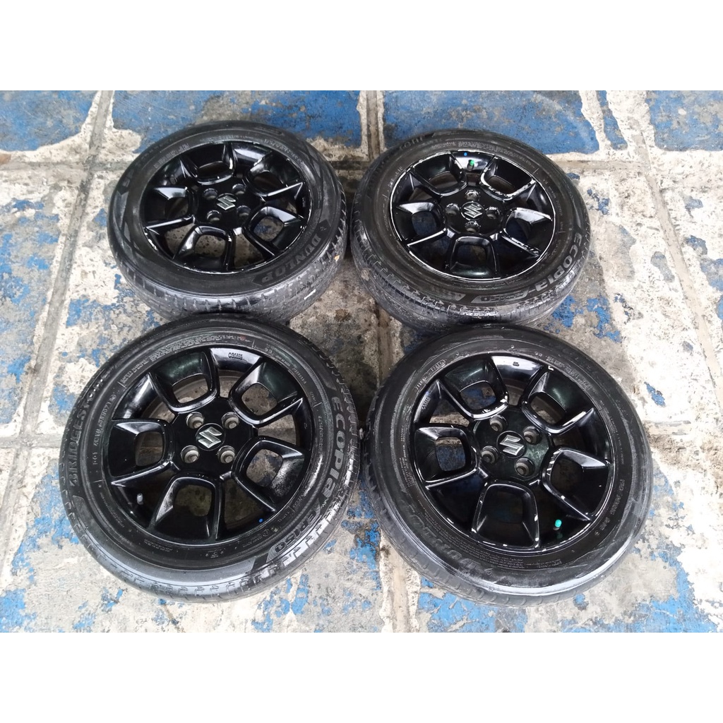 Jual velg dan ban mobil bekas murah oem ignis ring 15 baut 4x100 ...