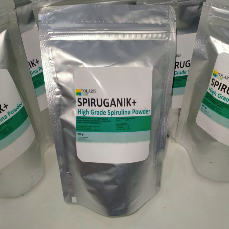 Jual Spirulina 200gr Powder /Spiruganik Serbuk (untuk Pakan Ikan Cupang ...