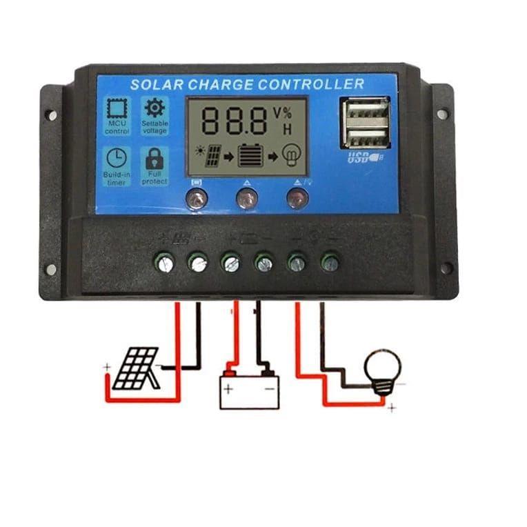 Jual [R-EYT ] SCC PWM 10A 20A 30A 40A 50A 60A solar charge controler MPPT PowMR PLTS-kekinian ...