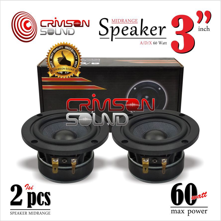 Jual SPEAKER MIDRANGE 3 Inch Midle ADX | Shopee Indonesia