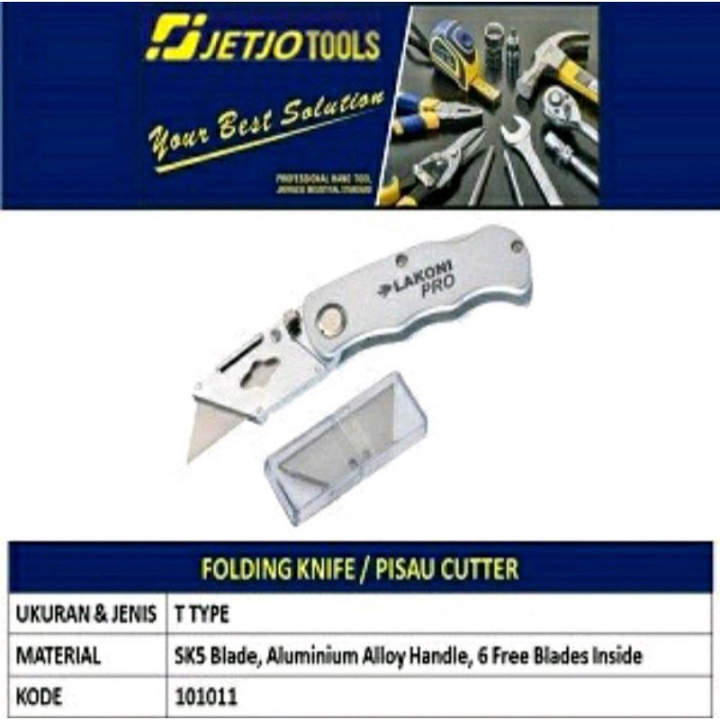 Jual Cutter Gypsum LAKONI PRO folding knife 101011 | Shopee Indonesia