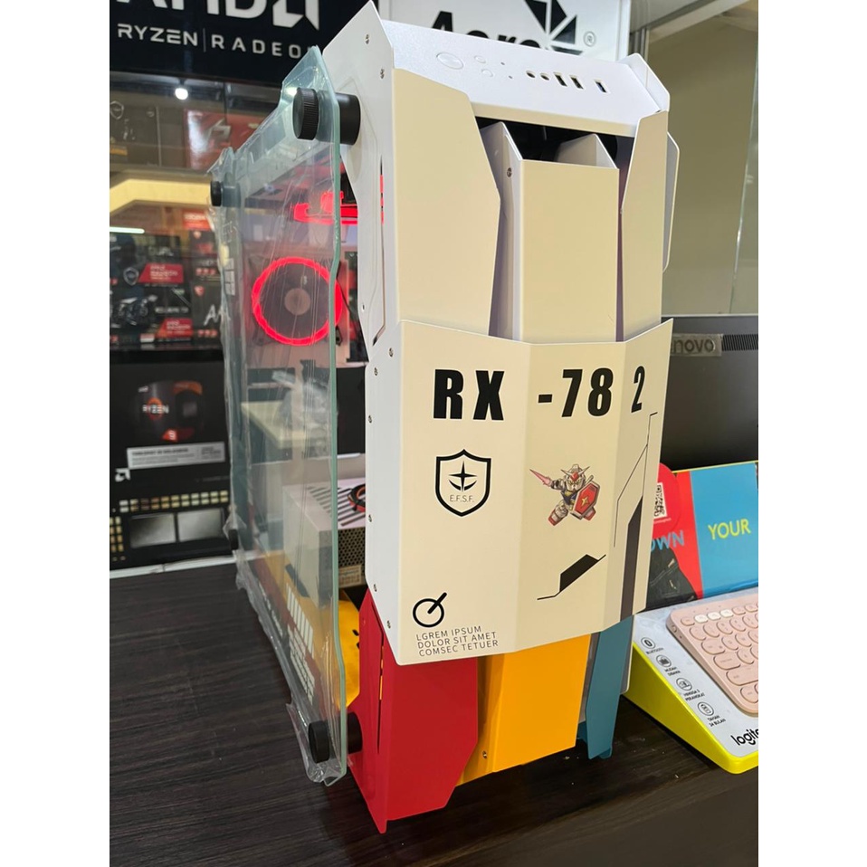 Jual CASING PC GAMING EDISI GUNDAM ATX FULL TOWER MATULLL GAN | Shopee ...