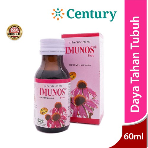 Jual Imunos Sirup 60ml/daya tahan tubuh anak/imunitas/echinacea ...
