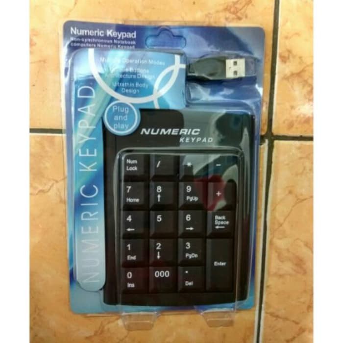 Jual Numeric Keypad Mini Keyboard Numpad, Angka, Numerik, Kasir ...