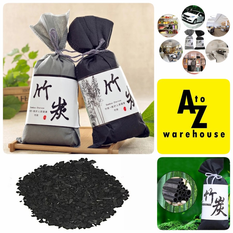 Jual Kantong Arang Bambu Charcoal Karbonaktif Penghilang Bau Mobil ...