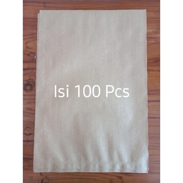 Jual Map Cokelat Ukuran F4 Isi 100 Pcs | Shopee Indonesia