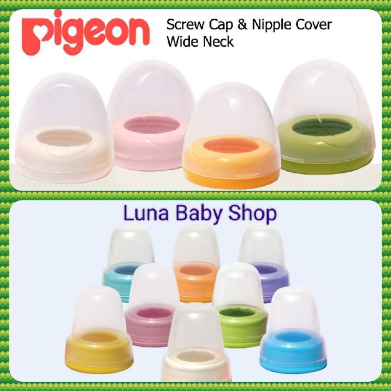 Jual Pigeon Penutup Botol Slim Neck dan Wide Neck/Screw Cap+Nipple ...