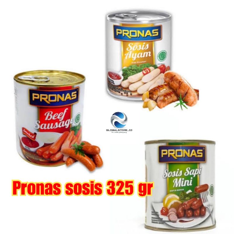 Jual pronas sosis sapi mini / sosis sapi / sosis ayam 325 gr | Shopee ...