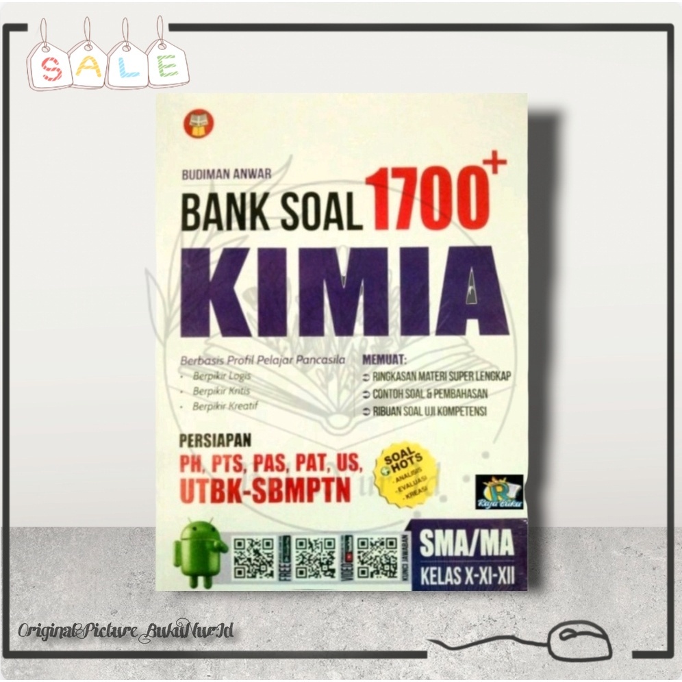 Jual Buku 1700 Plus Bank Soal KIMIA SMA/MA/Kelas X-XI-XII - Budiman Anwar Yrama Widya - 100% ...