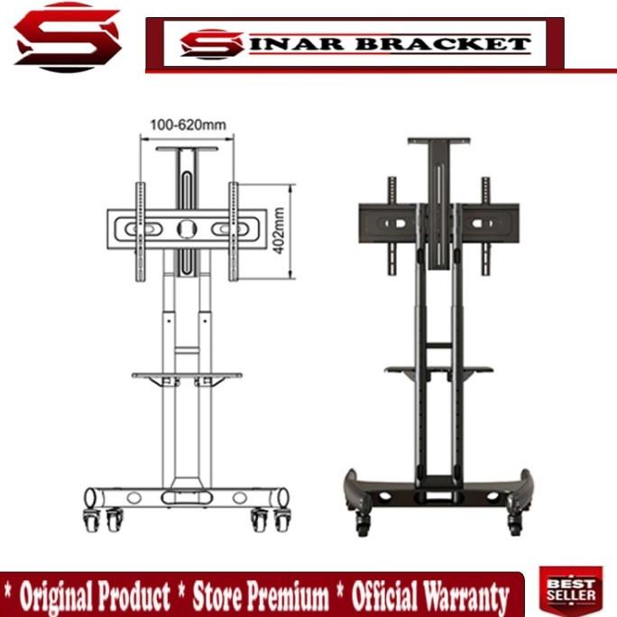Jual Bracket Standing, Bracket TV, Bracket Stand NB AVA 1800-70 NEW AVA ...