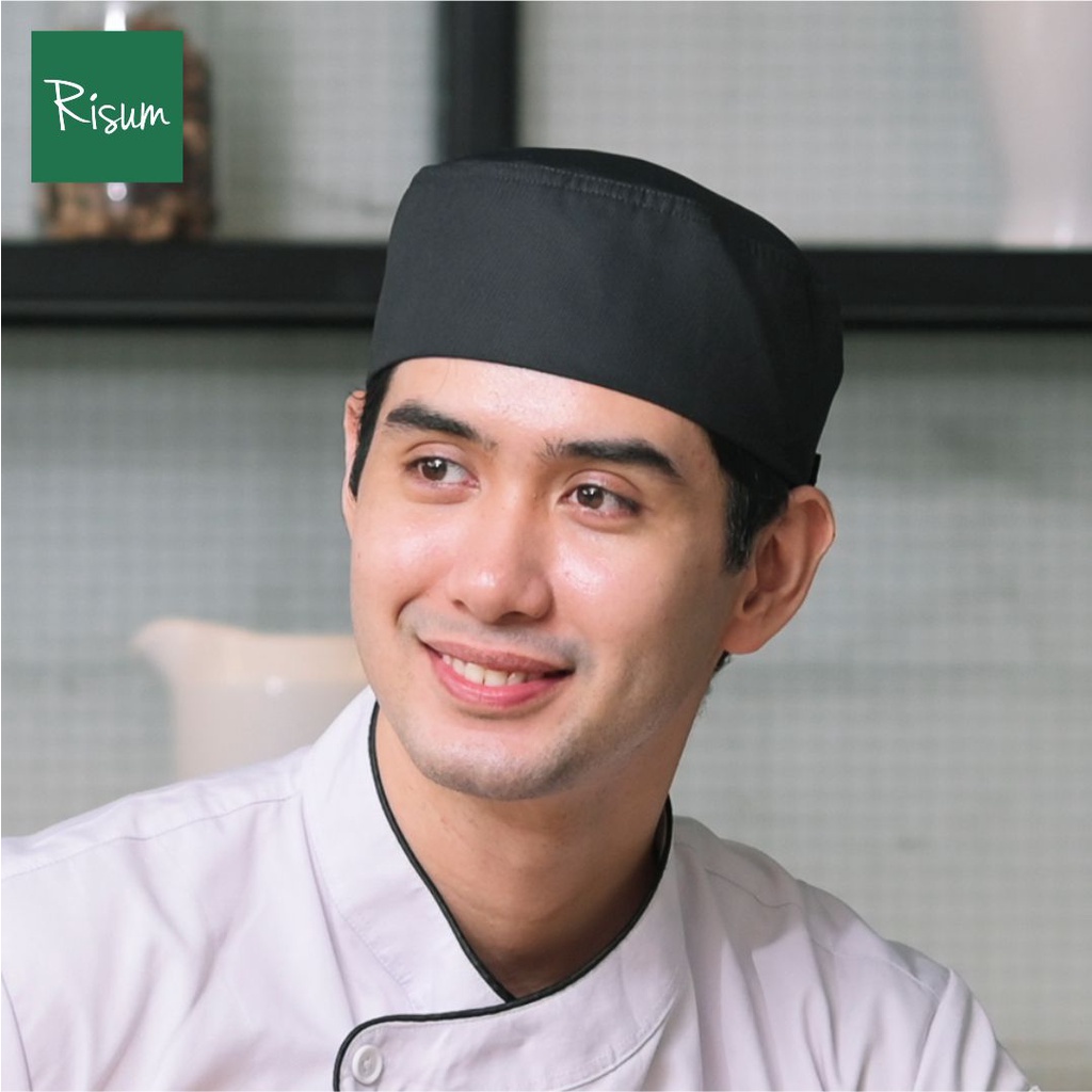 Jual RISUM Topi Koki/ Topi Peci/ Sushi Chef Hat | Shopee Indonesia