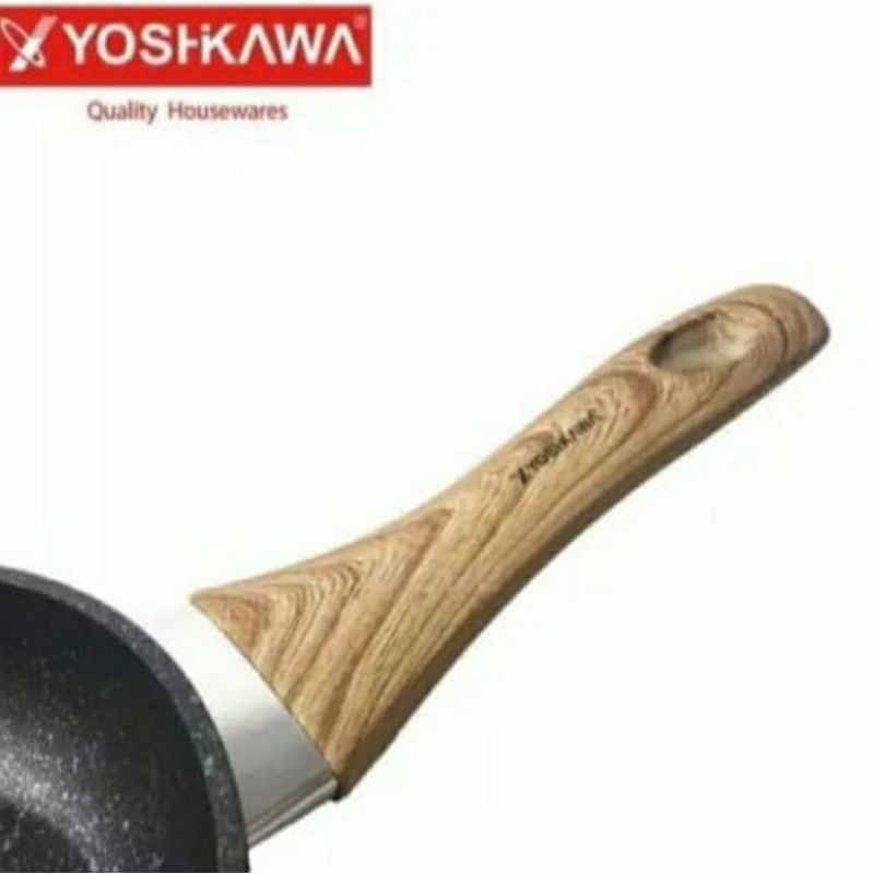 Jual PANCI MARBLE FRYPAN YOSHIKAWA CEPER MC-180- 18CM | Shopee Indonesia