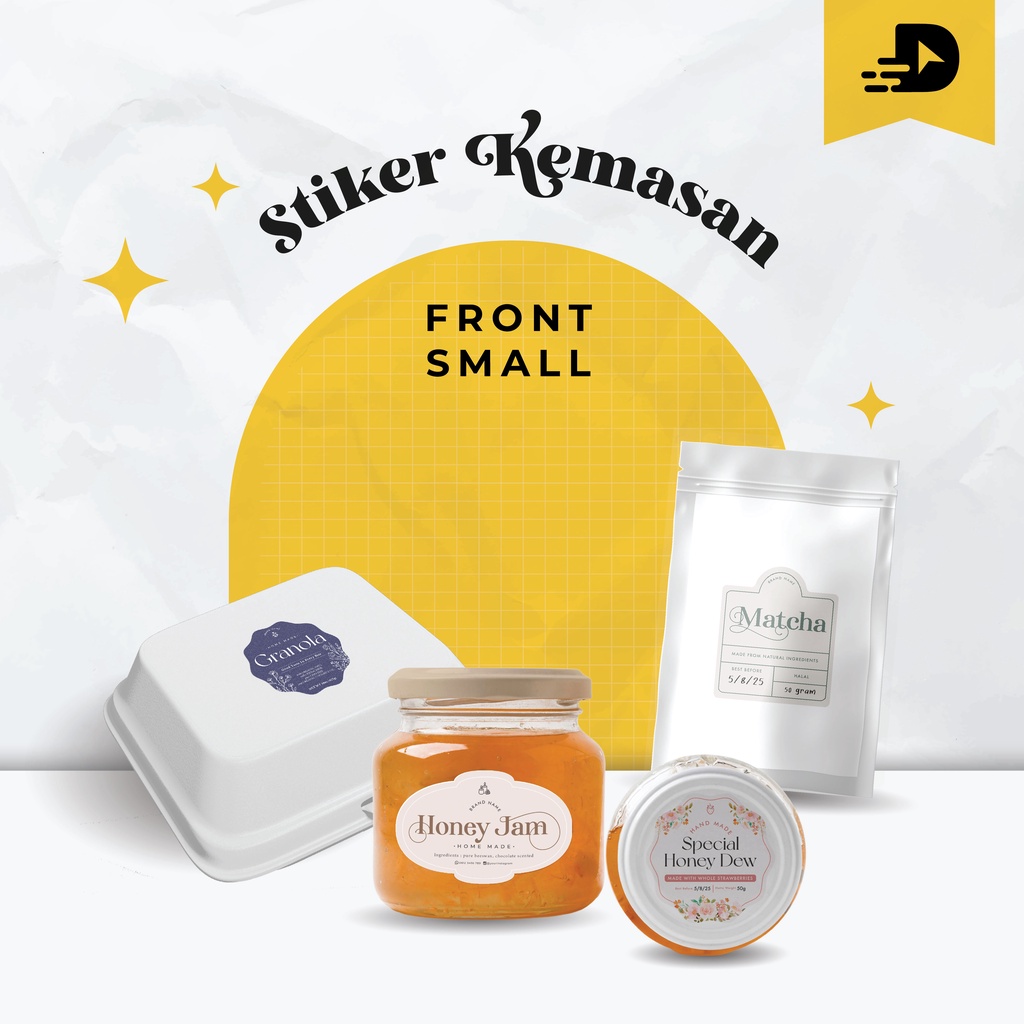 Jual Stiker Kemasan / Stiker Label Kemasan / Cetak Stiker Label Kemasan ...