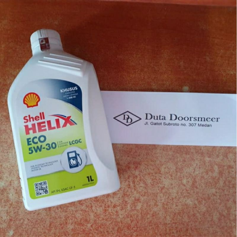 Jual Oli Mobil Shell Helix ECO 5W30 khusus LCGC | Shopee Indonesia