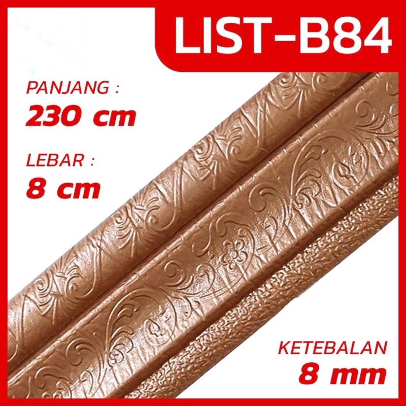Jual Wall Border List TEBAL/Wallborder Foam 3D/Walpaper List Foam ...