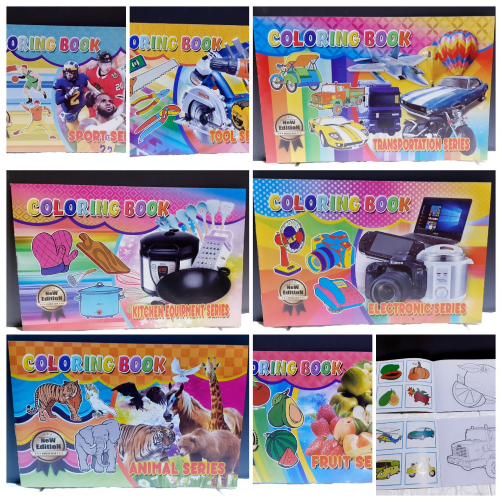 Jual CWS - BUKU MEWARNAI ANAK EDUKASI / EDUCATIVE COLORING BOOK ...