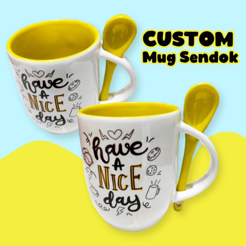Jual GELAS MUG CUSTOM bisa pakai FOTO dan DESAIN sendiri | Shopee Indonesia