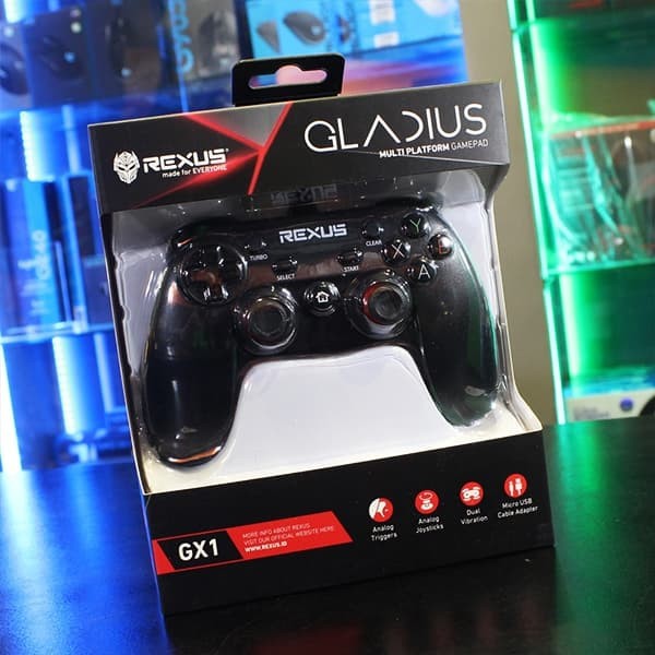Jual Rexus GX1 Gladius Pro Gaming Gamepad - Joystick / Stick | Shopee ...