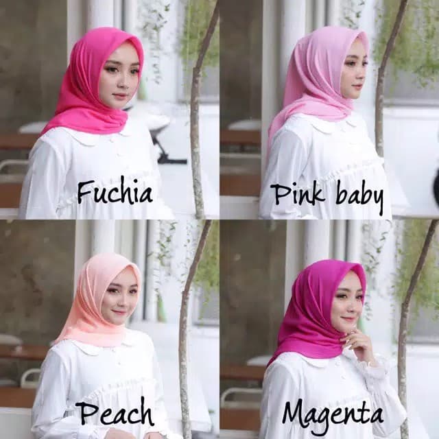 Jual S5D04Rv Jilbab Jilbab Segiempat Jilbab Bella Square Hijab Bella ...