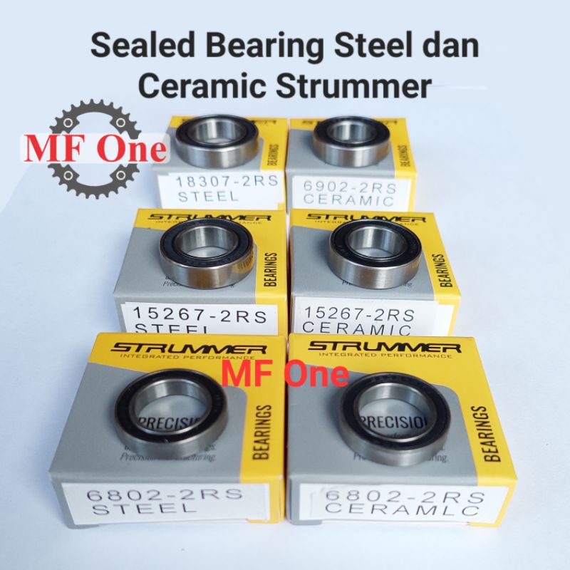 Jual Bearing Strummer Steel dan Ceramic 6802 6902 6803 6903 15267 18307 untuk Hub Freehub ...