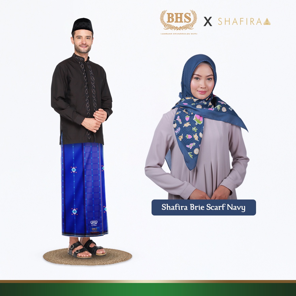 Jual Paket Ramadhan BHS Classic Gold Songket Dan Shafira Brie Scarf ...