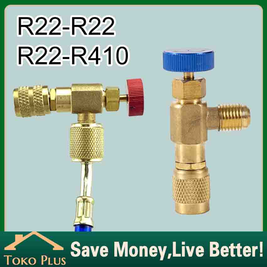 Jual R22/R410 Charging Valve Converter Sambungan Manifold Adapter Katup Pengaman Ac Kant Selang ...
