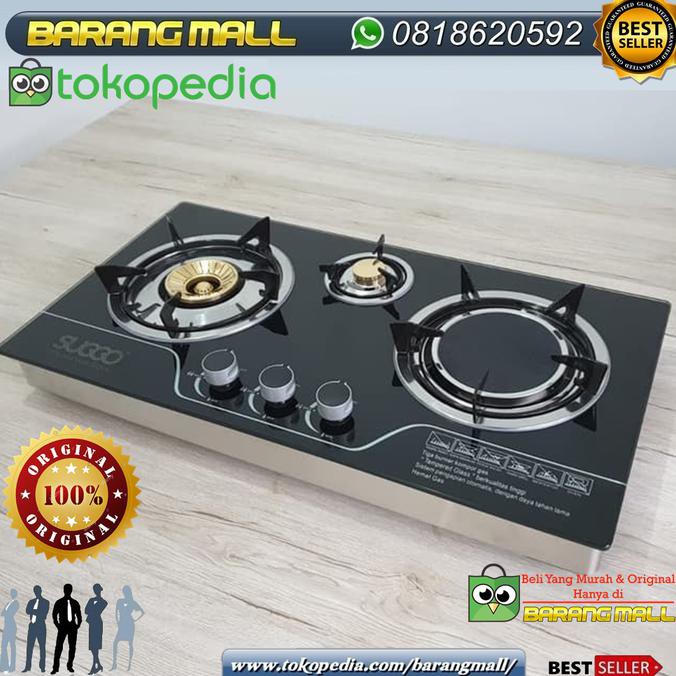 Jual Kompor Bara Infrared 3 Tungku - Suggo Ss301 Stove Kaca Bisa Tanam - Terbaik ! | Shopee ...