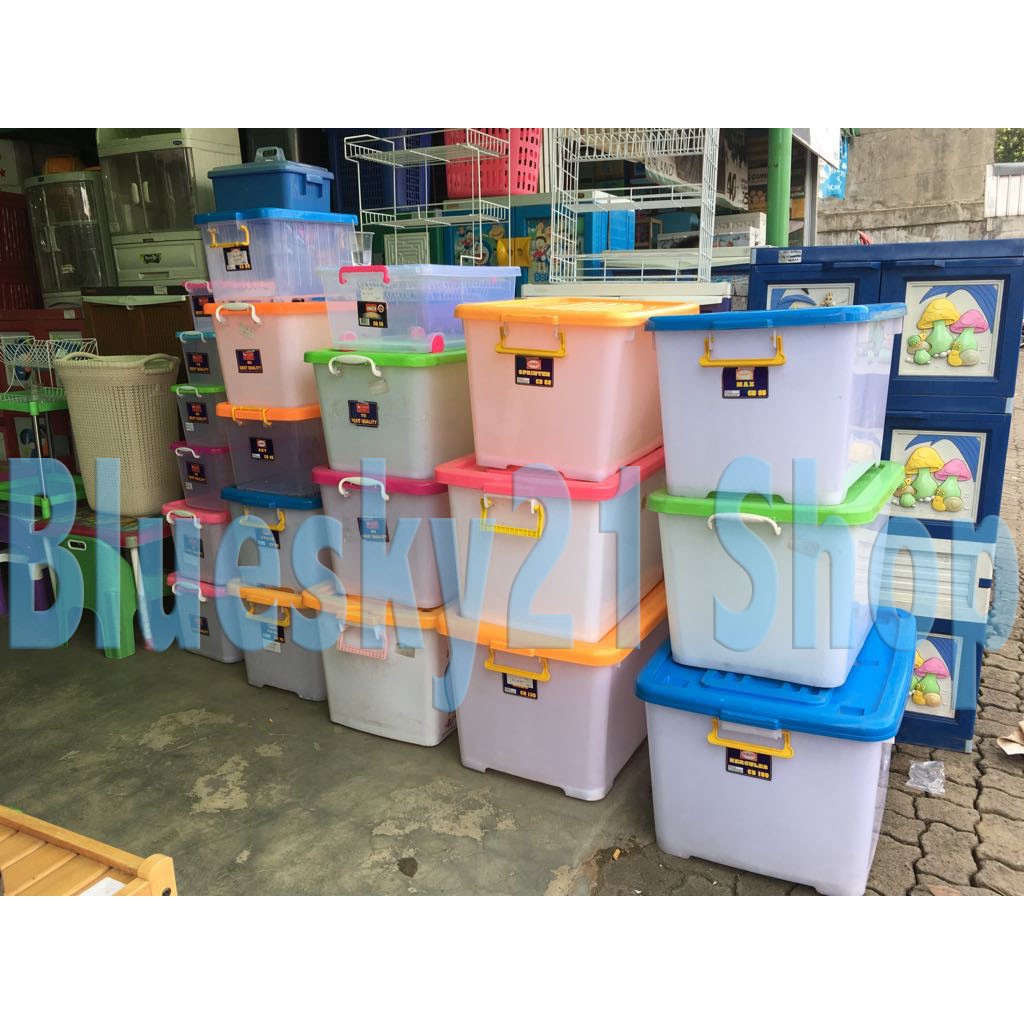 Jual Gratis Ongkir! BOX CONTAINER 160L / CONTAINER SERBAGUNA 1321(160L ...