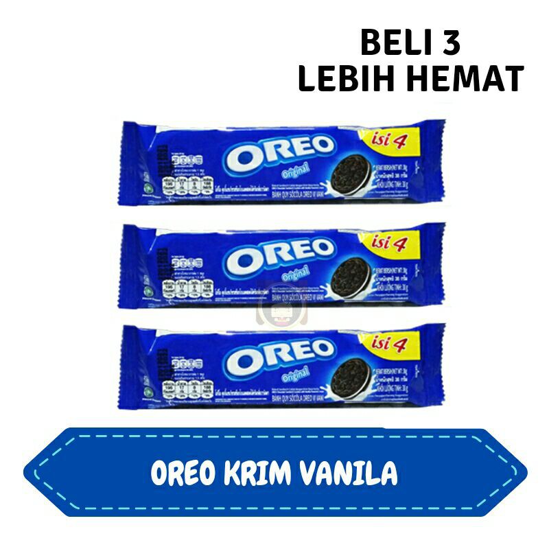 Jual Oreo VANILA kemasan mini 38gr | Shopee Indonesia