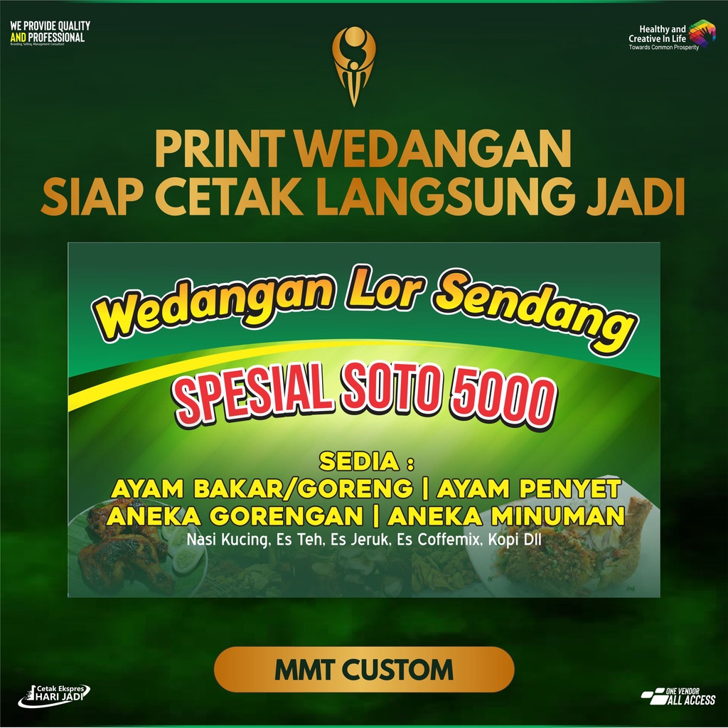 Jual CETAK MMT WEDANGAN - SOLDIMPRO | Shopee Indonesia