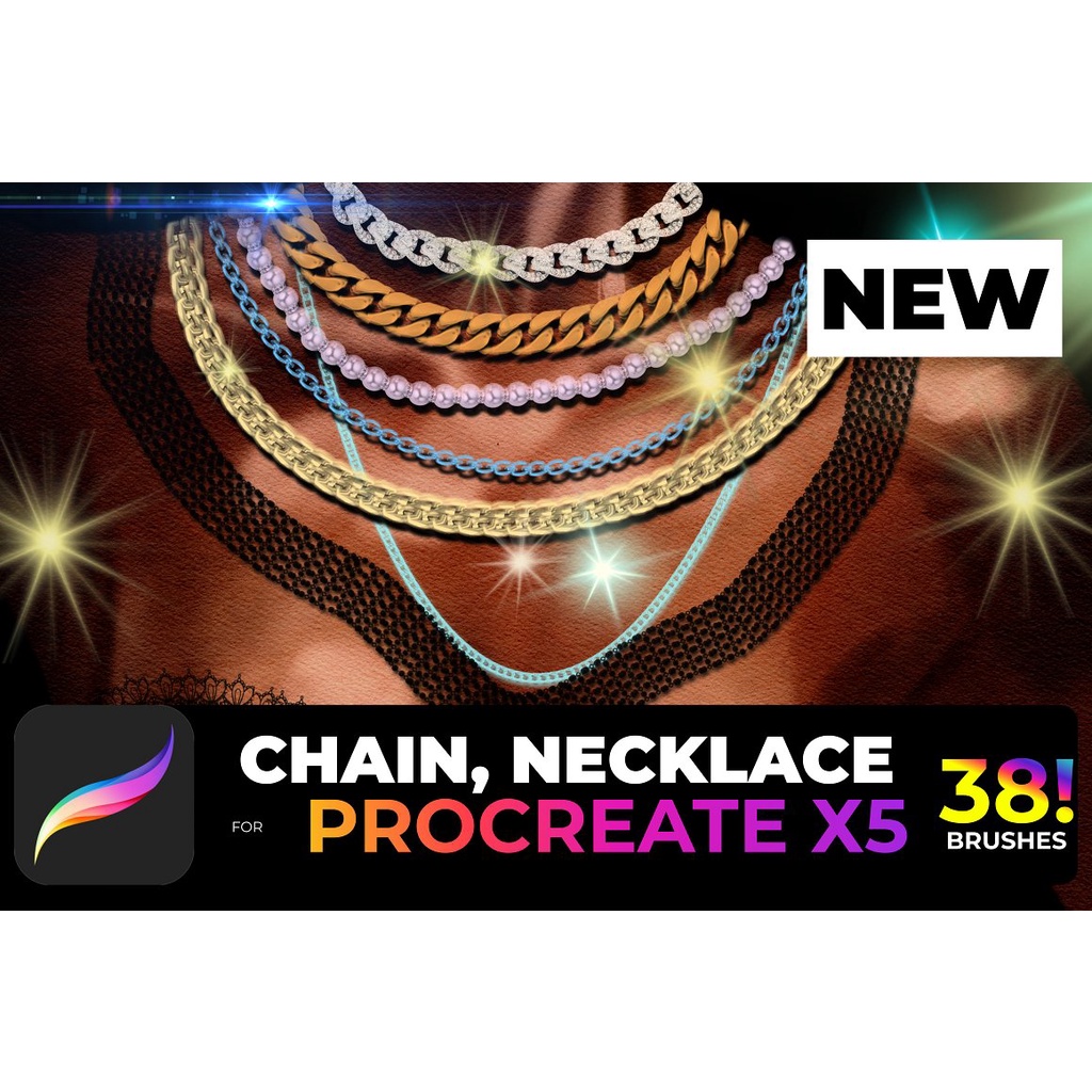 Jual Procreate Brush - Chain Necklaces for Procreate | Shopee Indonesia