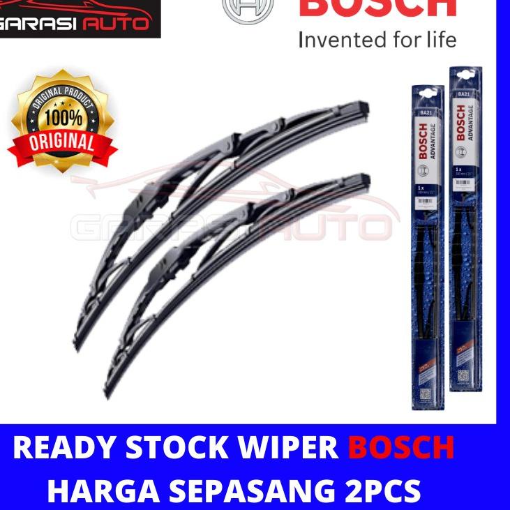 Jual Model Baru Wiper Karet Kaca Depan Original Bosch Advantage Mobil Honda Jazz Brio HRV Freed ...
