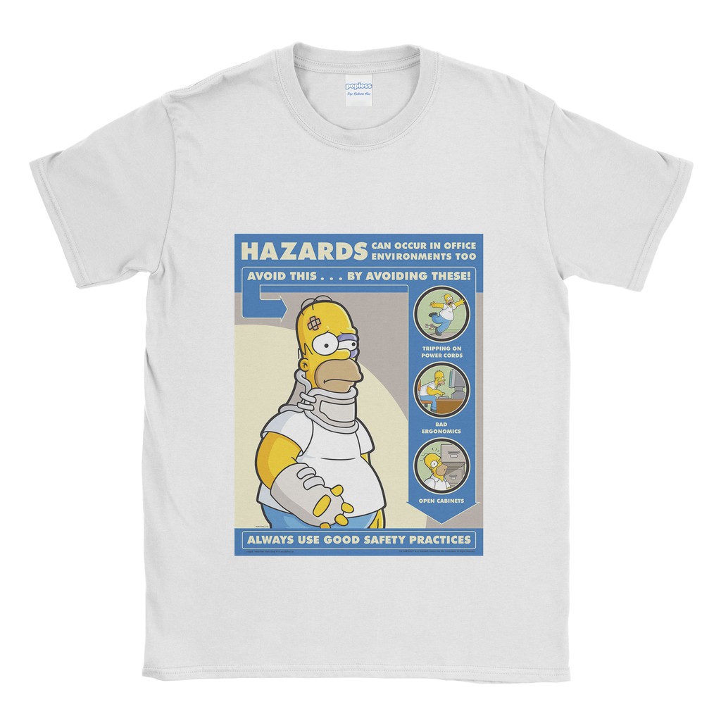 Jual Baju Kaos Tshirt The Simpsons Safety Practices | Shopee Indonesia
