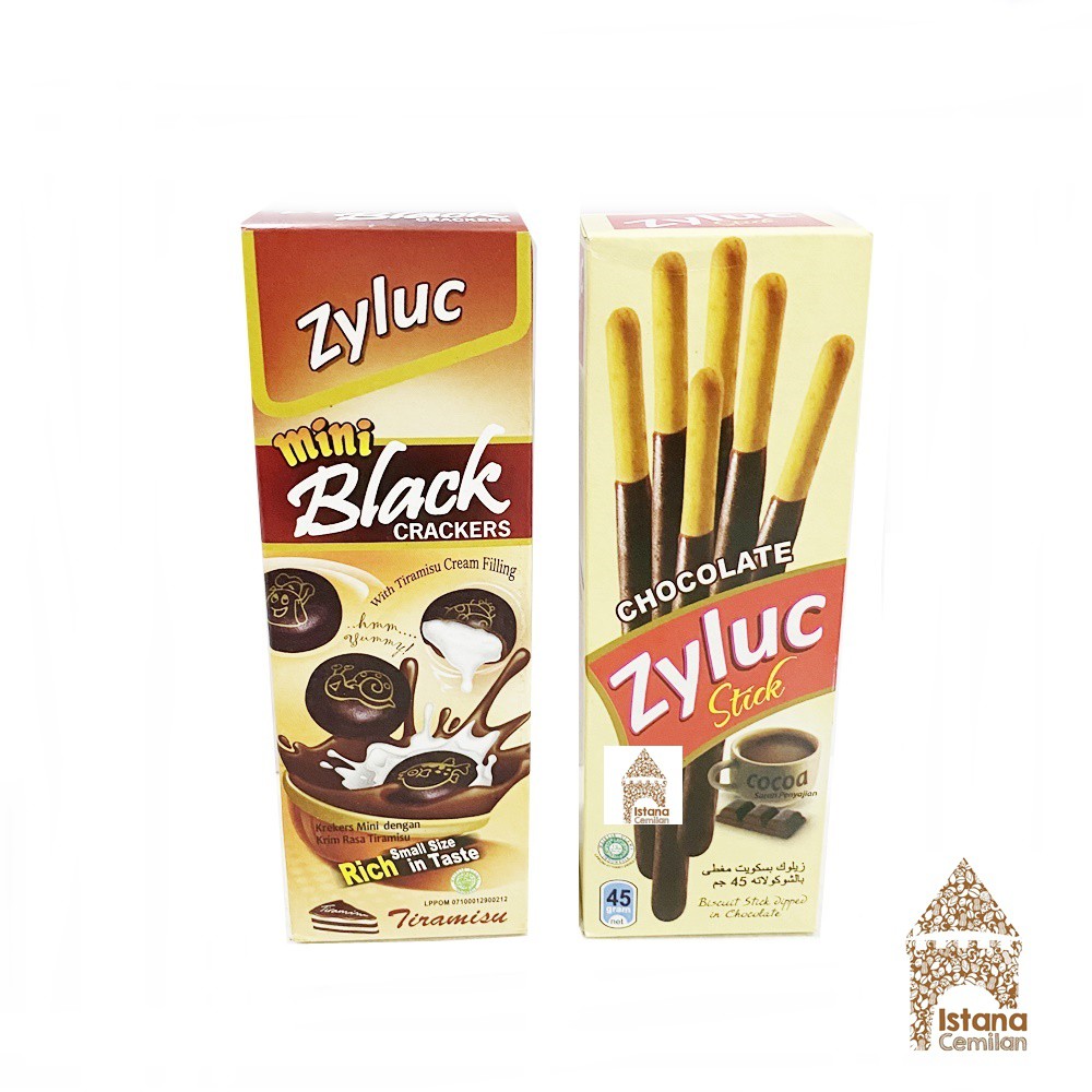 Jual Zyluc Stick Chocolate Biskuit / Black Crackers Tiramisu 45 Gram ...