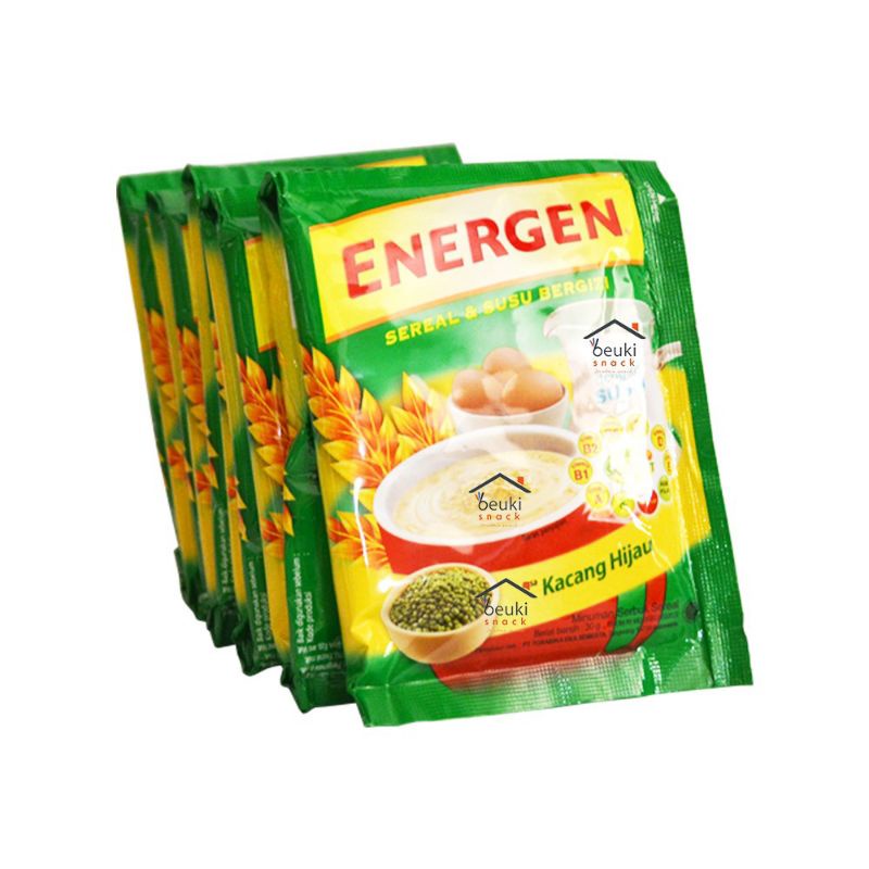 Jual ENERGEN KACANG HIJAU RENTENG 35 GR 10 pcs | Shopee Indonesia