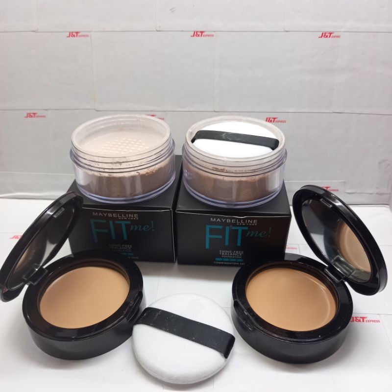 Jual BEDAK FIT ME 2IN1 BASAH DAN TABUR | Shopee Indonesia