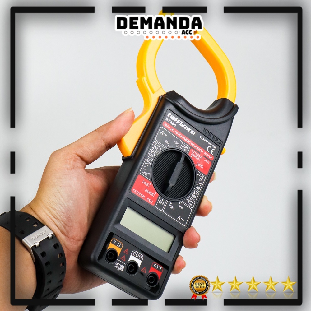 Jual Digital Clamp Meter / Tang Ampere Digital / Ampere Meter Digital DT266 MULTIMETER | Shopee ...