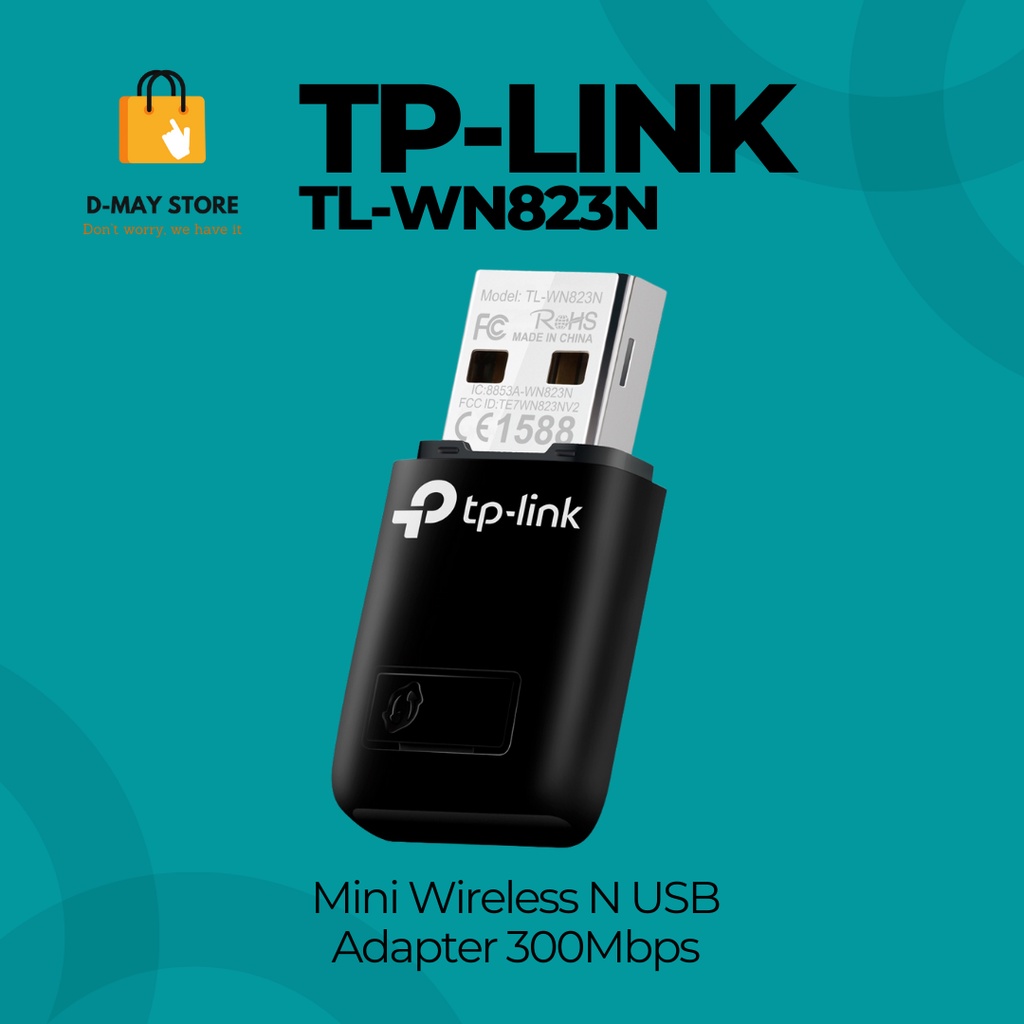 Jual Tp-link Mini Wireless N USB Adapter Dongle Wifi TL-WN823N | Shopee ...