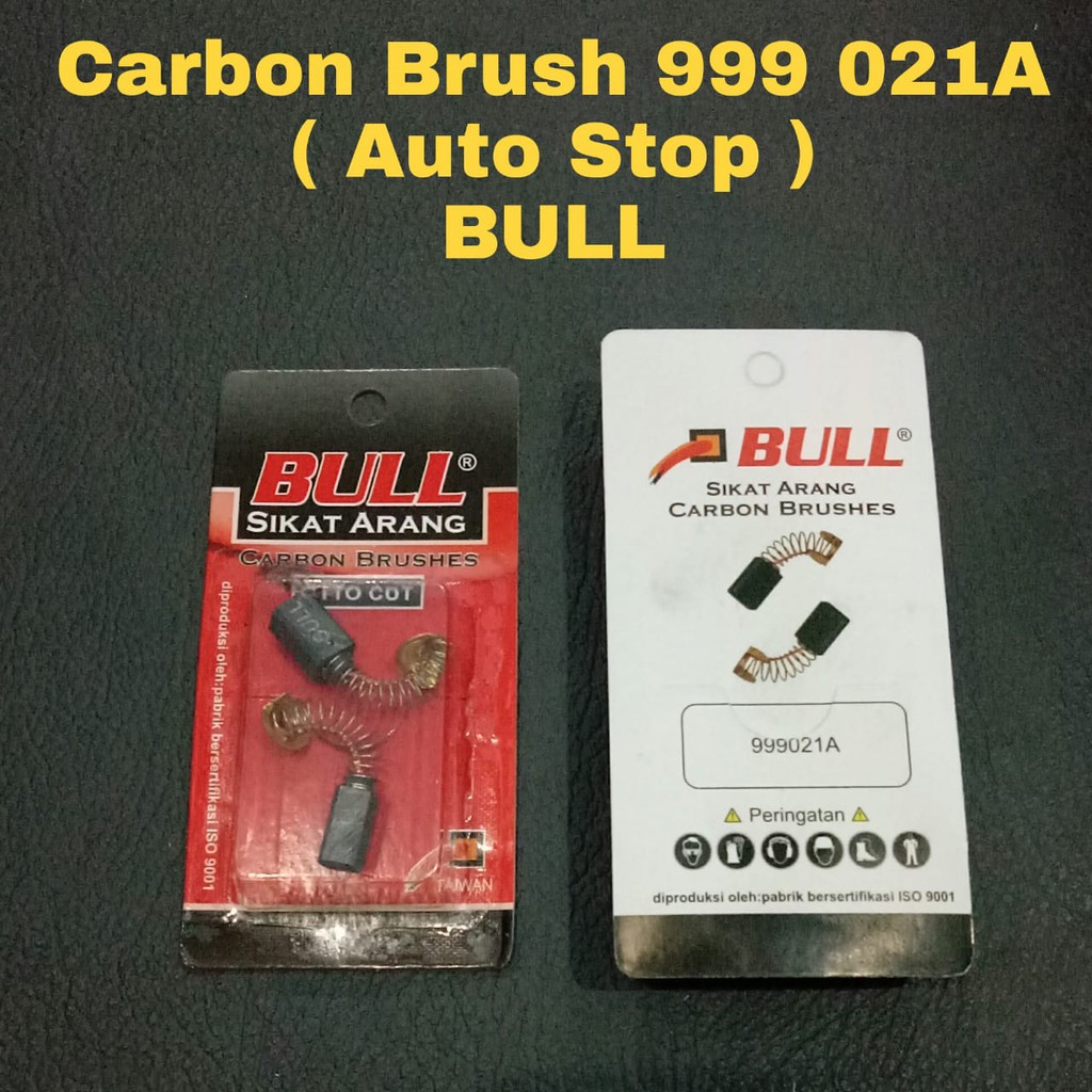 Jual BULL Carbon Brush CB 999021 A / Kol Arang Bostel CB 021 A Auto Stop | Shopee Indonesia