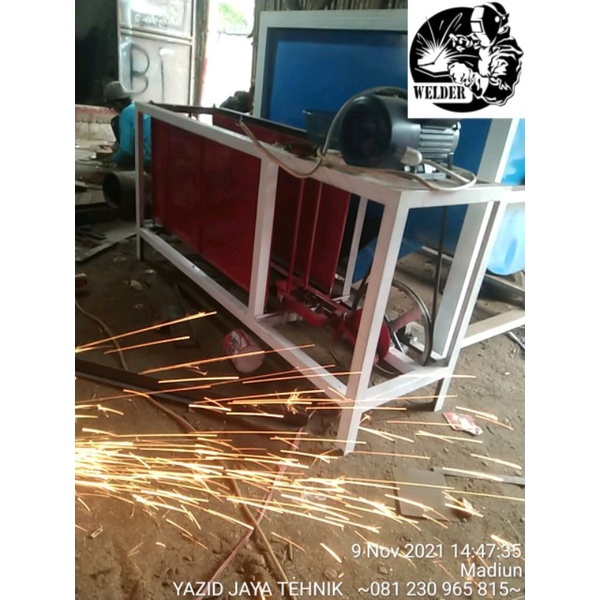 Jual mesin penghalus/pemoles tusuk sate atau penghalus ruji sangkar ...