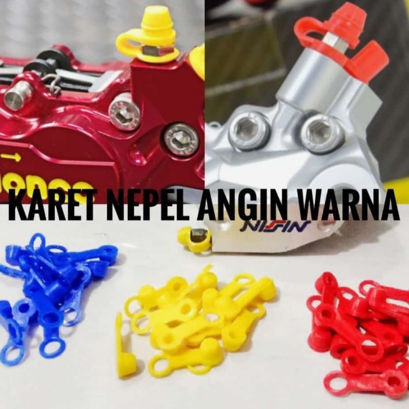Jual karet nepel niple warna pembuangan angin kaliper & master rem ...