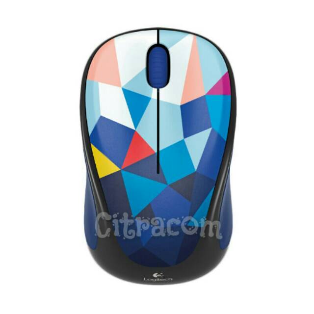 Jual Logitech Mouse Wireless M238 Corak Blue Faced (Limited Edition ...