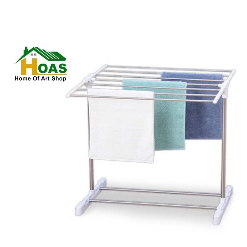 Jual Hoas Rak Jemuran Handuk Gantungan Handuk Pakaian Rack Portable ...