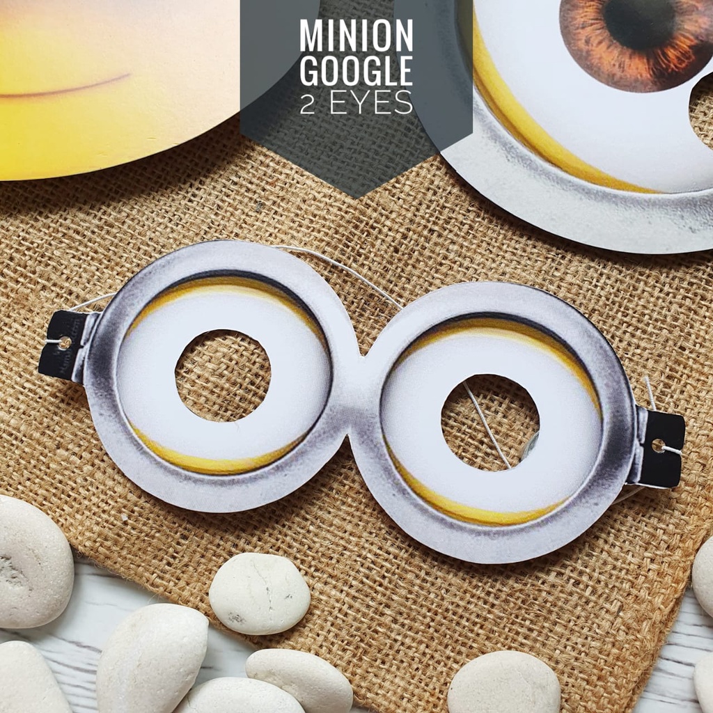 Jual Minions Mask Topeng Pesta Minion Ulang Tahun Birthday | Shopee ...