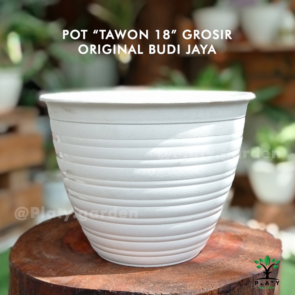 Jual Pot Tawon Original 18 cm Pendek | Pot Tanaman Hias Merk Tawon Budi ...