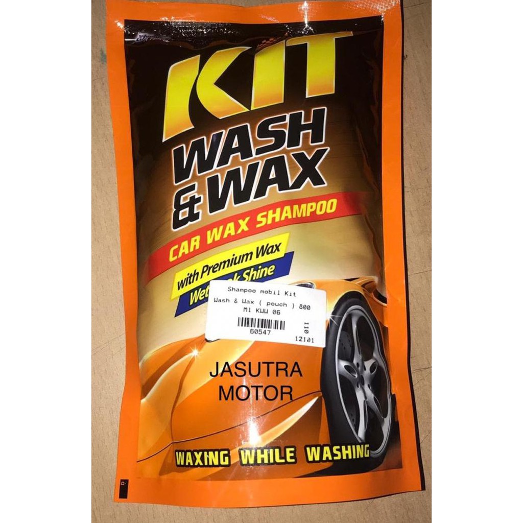 Jual Stock Ready Shampoo Mobil Kit Wash & Wax Bungkus Isi Ulang ) 800 ...