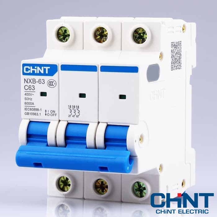 Jual MCB CHINT 3 Phase 6A 10A 16A 20A 25A 32A 40A 50A 63A Original | Shopee Indonesia