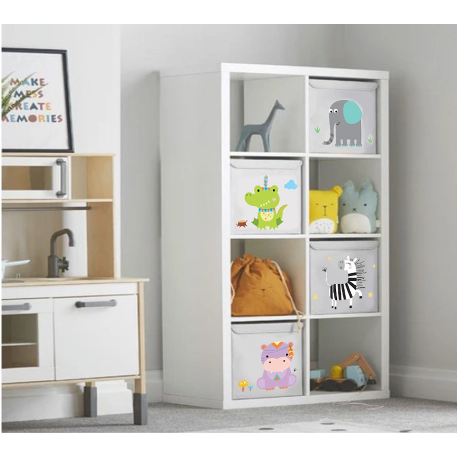 Jual Toybox storage mainan anak dengan tutup ANIMALS TLB65 | Shopee ...