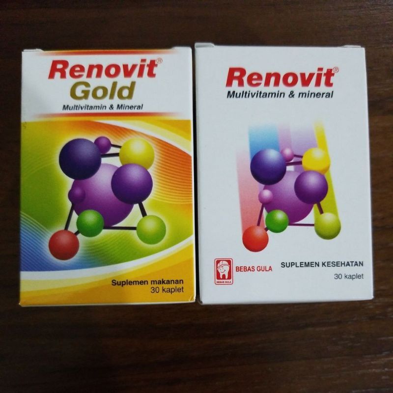 Jual Renovit Multivitamin & Mineral isi 30'S | Shopee Indonesia